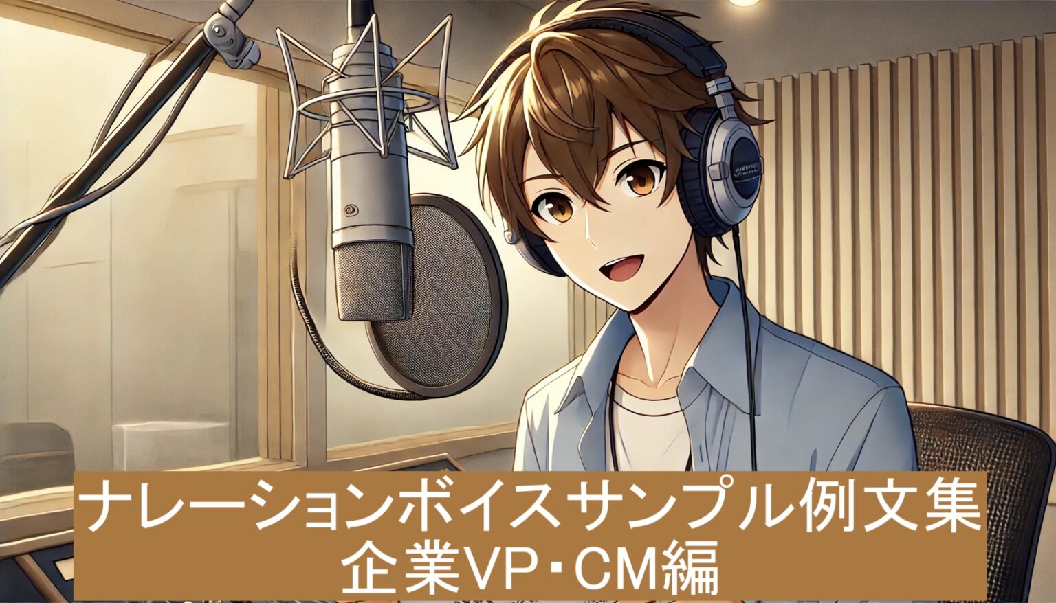 男性向けボイスサンプル原稿30選｜喜怒哀楽を表現する台本例 | Sonic Compass〜声優になるための戦略〜